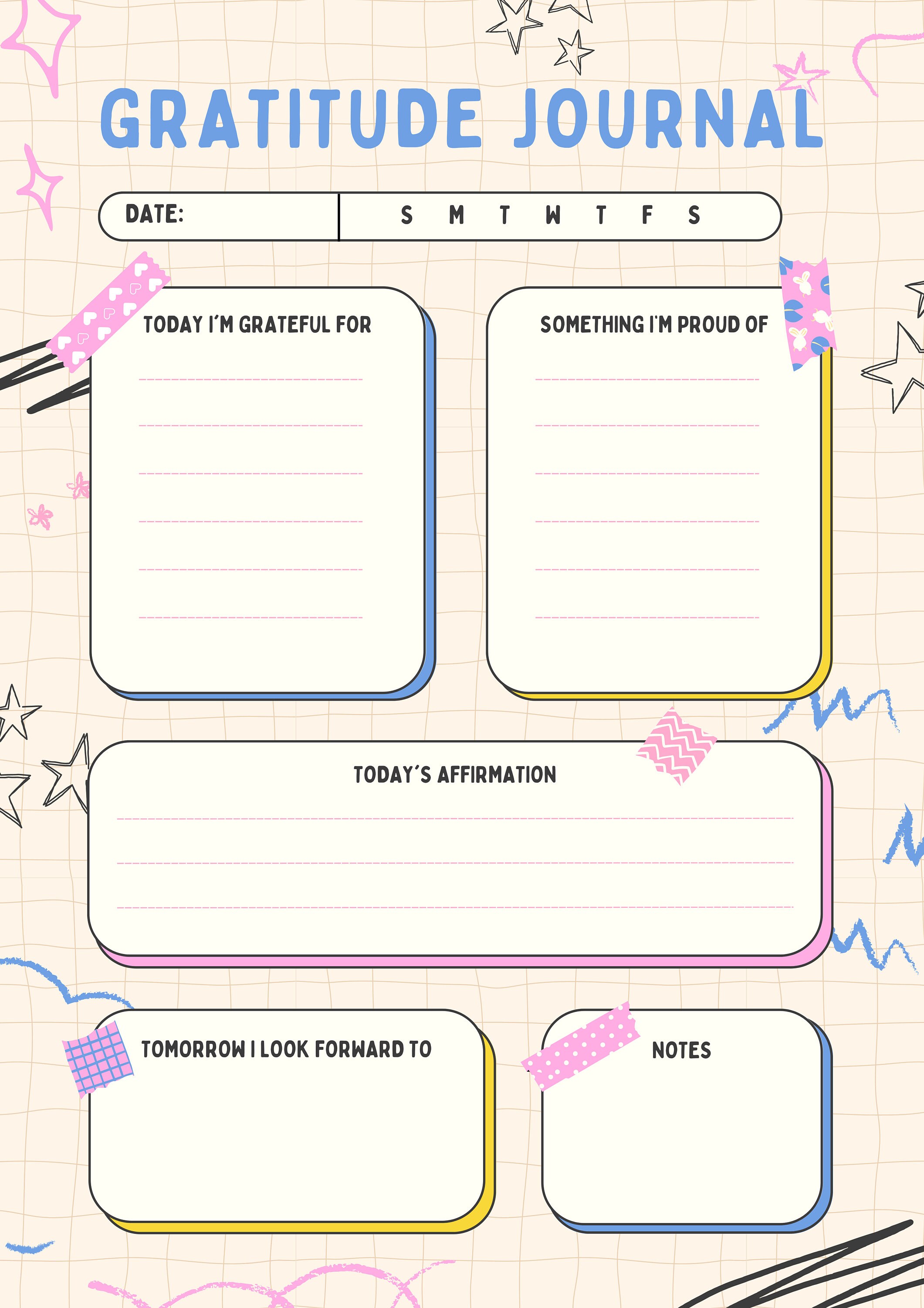 Gratitude Journal,thoughts Planner,affirmation Planner,gratitude ...