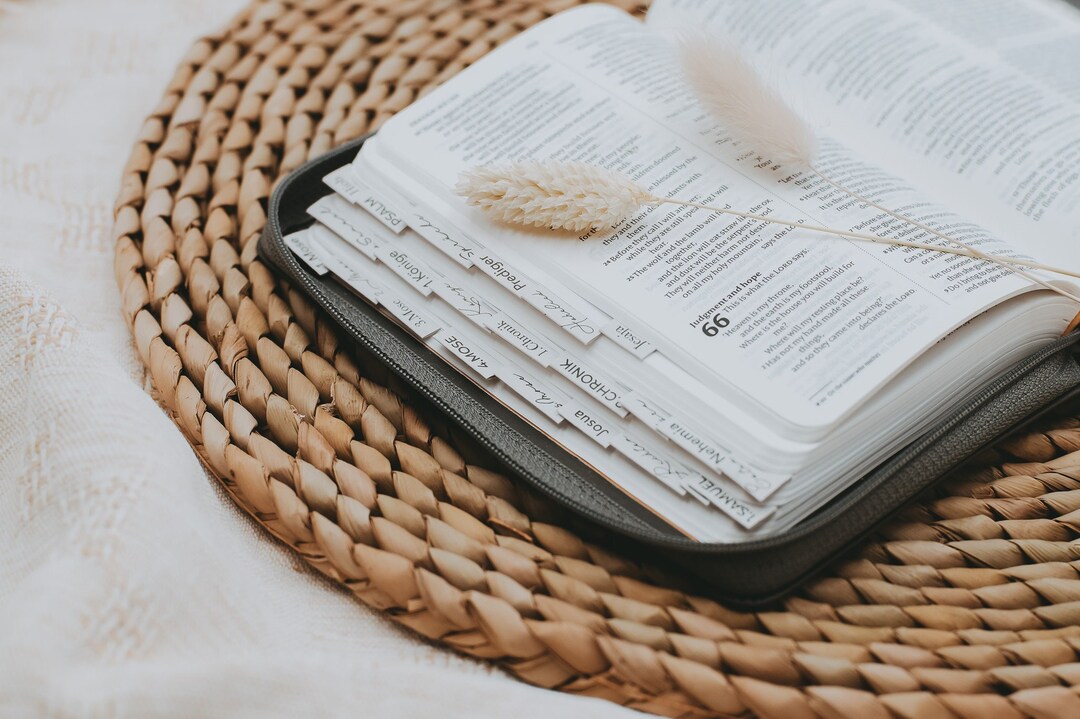 Christian BIBLE REGISTER 5 SCRIPTURES Normal Paper Adhesive or Non ...