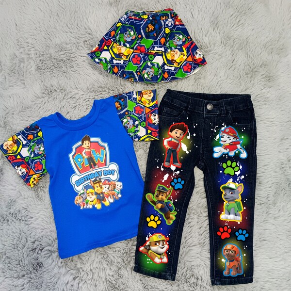 Paw Patrol Outfit Boy - Etsy
