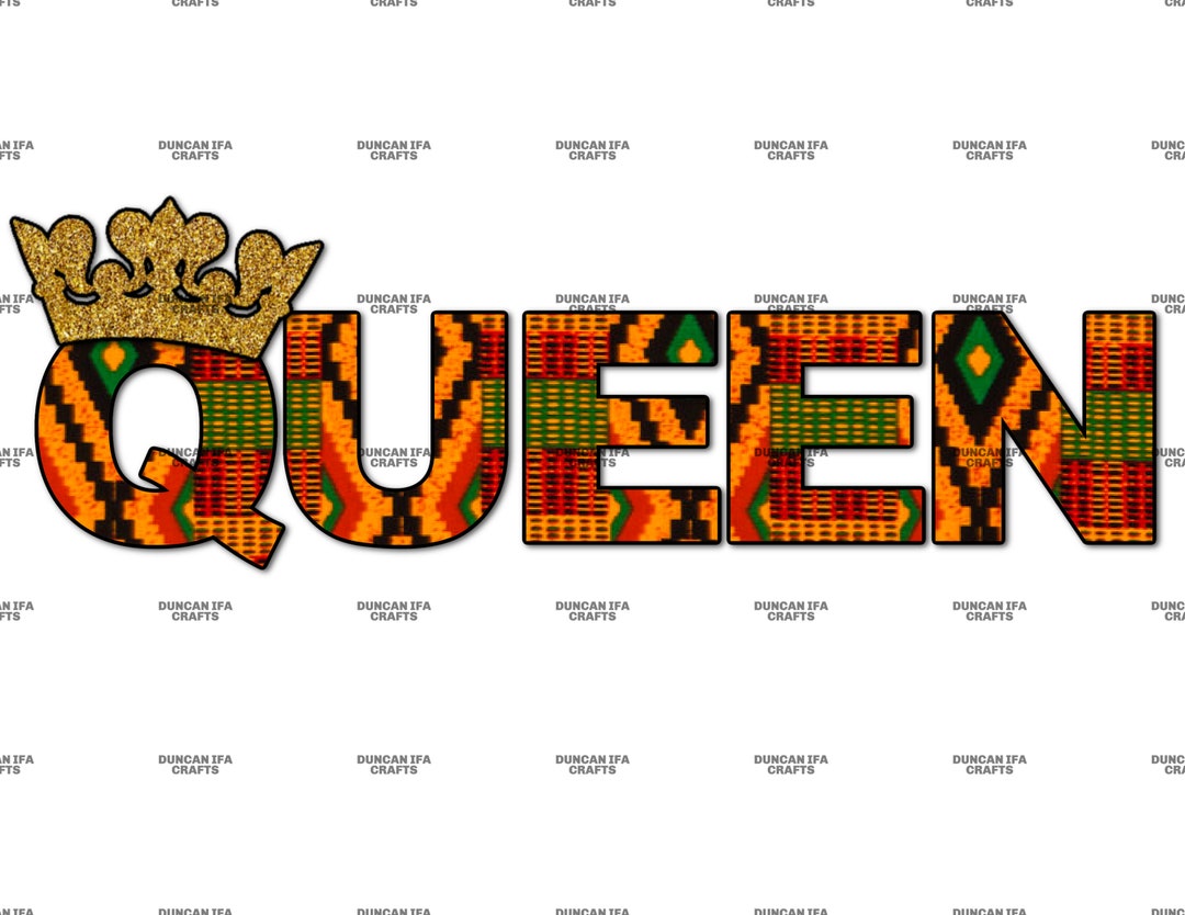 Kente Queen Ankara Clipart Png Jpg Svg Digital Files - Etsy Canada
