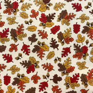 Fall Leaves Quilting Cotton Fabric - Thanksgiving Cotton Fabric - High ...