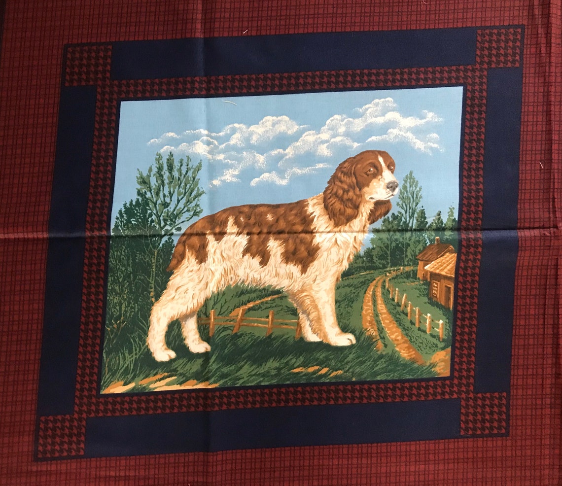 Dog Quilting Panels - 100% Cotton Panels - Christmas Panels - Sewing ...