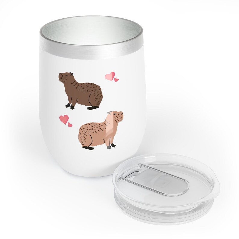 Capybara Chill Wine Tumbler | Etsy