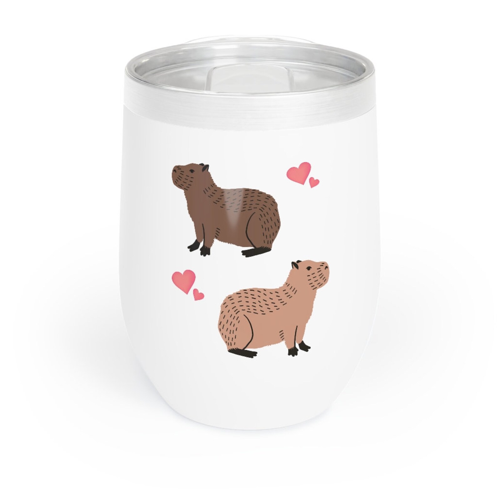 Capybara Chill Wine Tumbler | Etsy