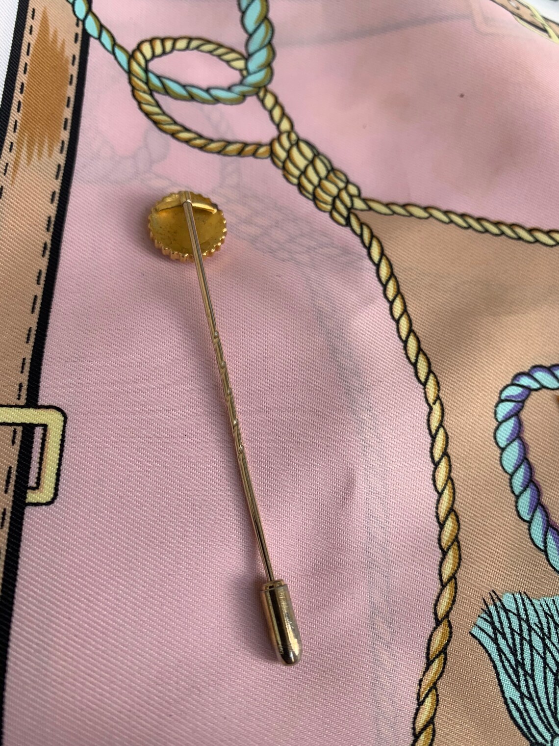 Antique Cravat/ Tie Pin. Old Cut Diamond Set ‘stick Pin’ in 15ct Gold ...