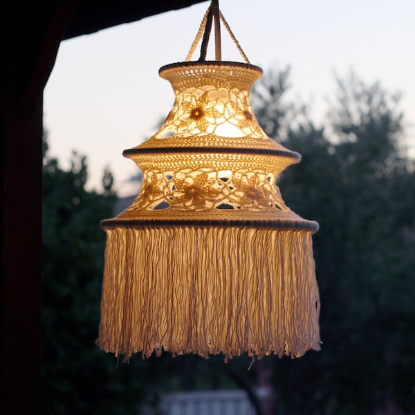 Fringe Lampshade - Etsy