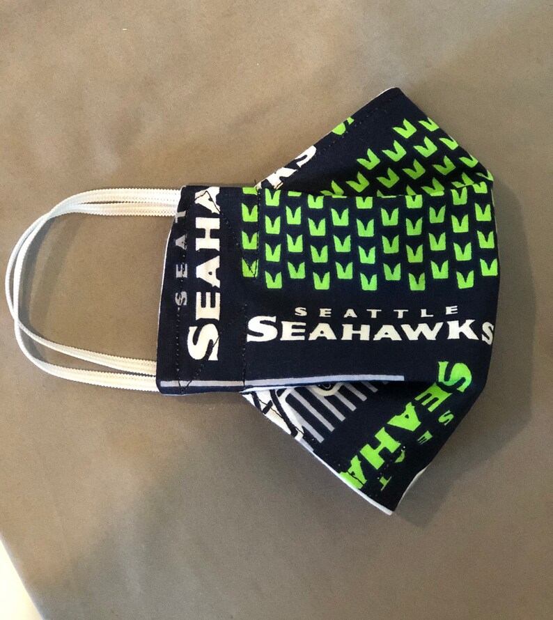 Seattle Seahawks Face Masks 2 Pack - Etsy