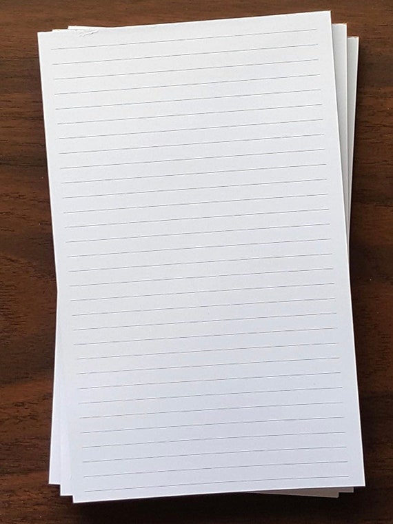 Paper Pad 5x8 50 Pgs Double Sided Letter Writing Notepad - Etsy