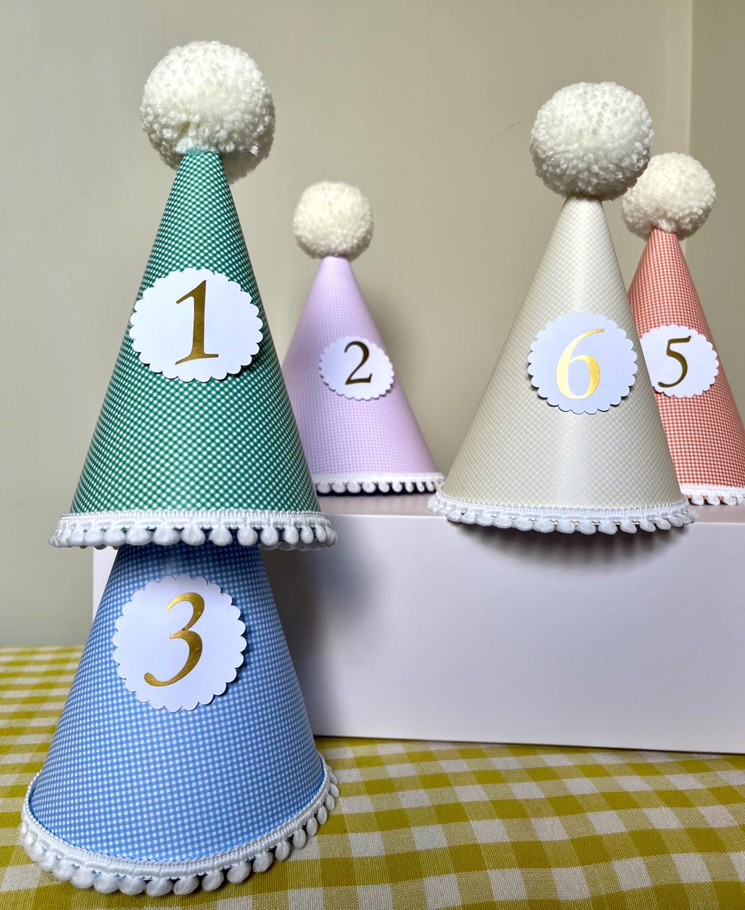 1st Birthday Hat - Personalised Party Hats- Any Age - Customised - Etsy