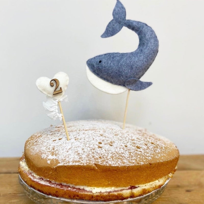 Whale Cake Topper - Etsy