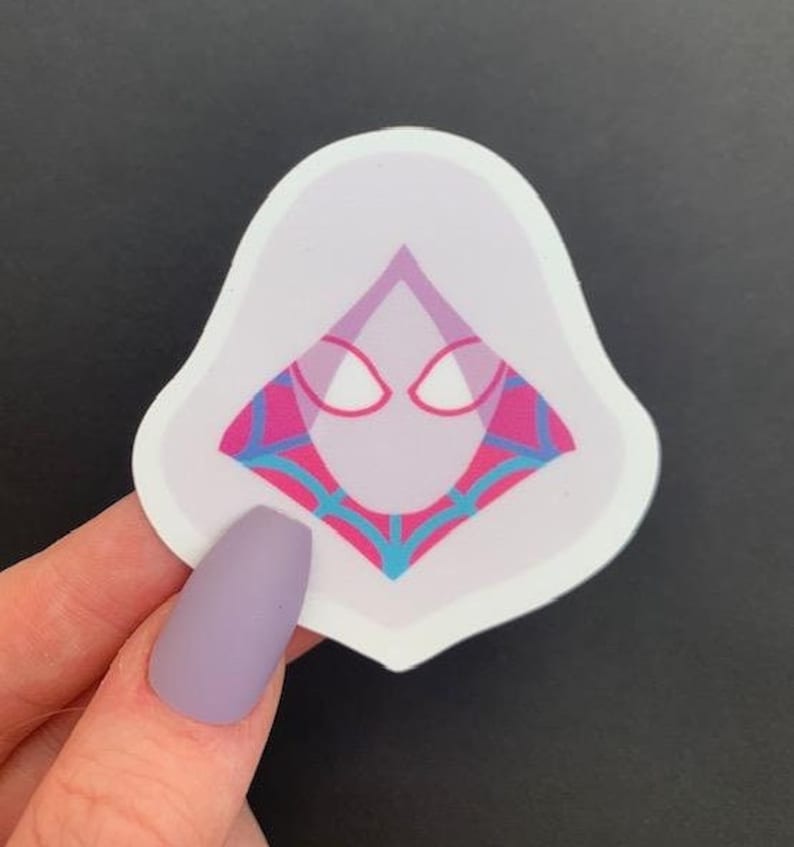 Gwen Stacy Spidergwen Spiderverse Pastel Die-cut Sticker - Etsy