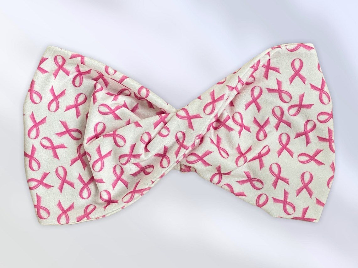 Breast Cancer Awareness Headband / Medical Headband/ Twisted | Etsy