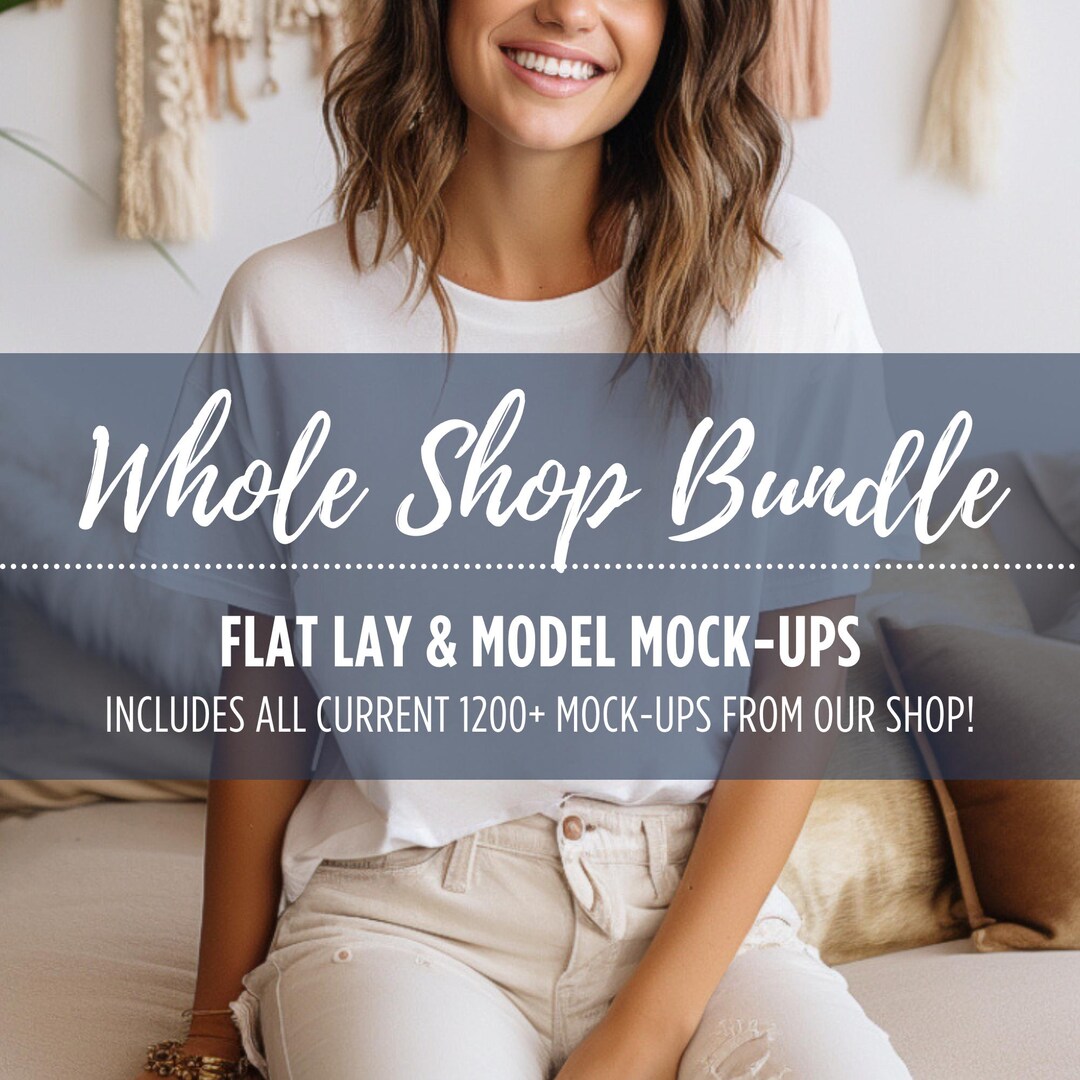 Whole Shop Mockup Bundle, Full-access Digital Mock Ups, Lifestyle Mock ...