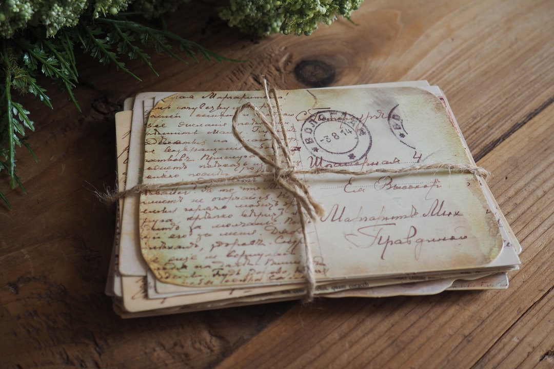 Vintage Style Postcards 30 Different Designs, Perfect for Scrapbooking ...