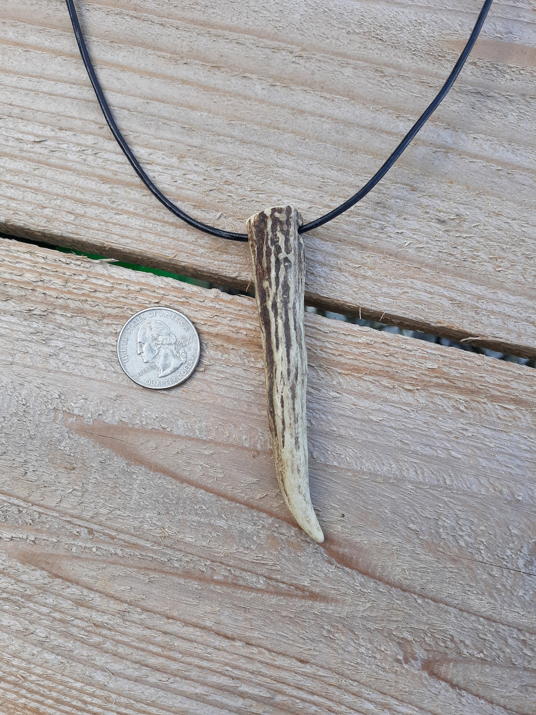 Deer Antler Necklace - Etsy