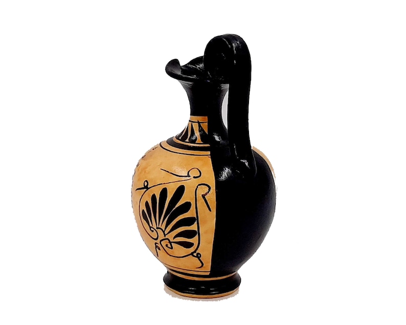 Set of 2 Black Figure Vases 13cmancient Greek Potteryshows | Etsy