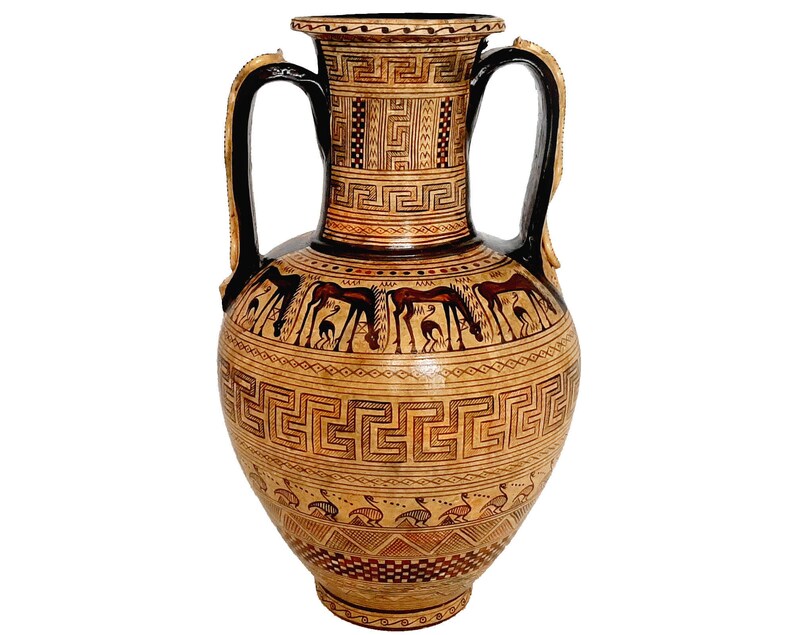 Greek Amphora 38cm With Snakes Formed in His Handles - Etsy
