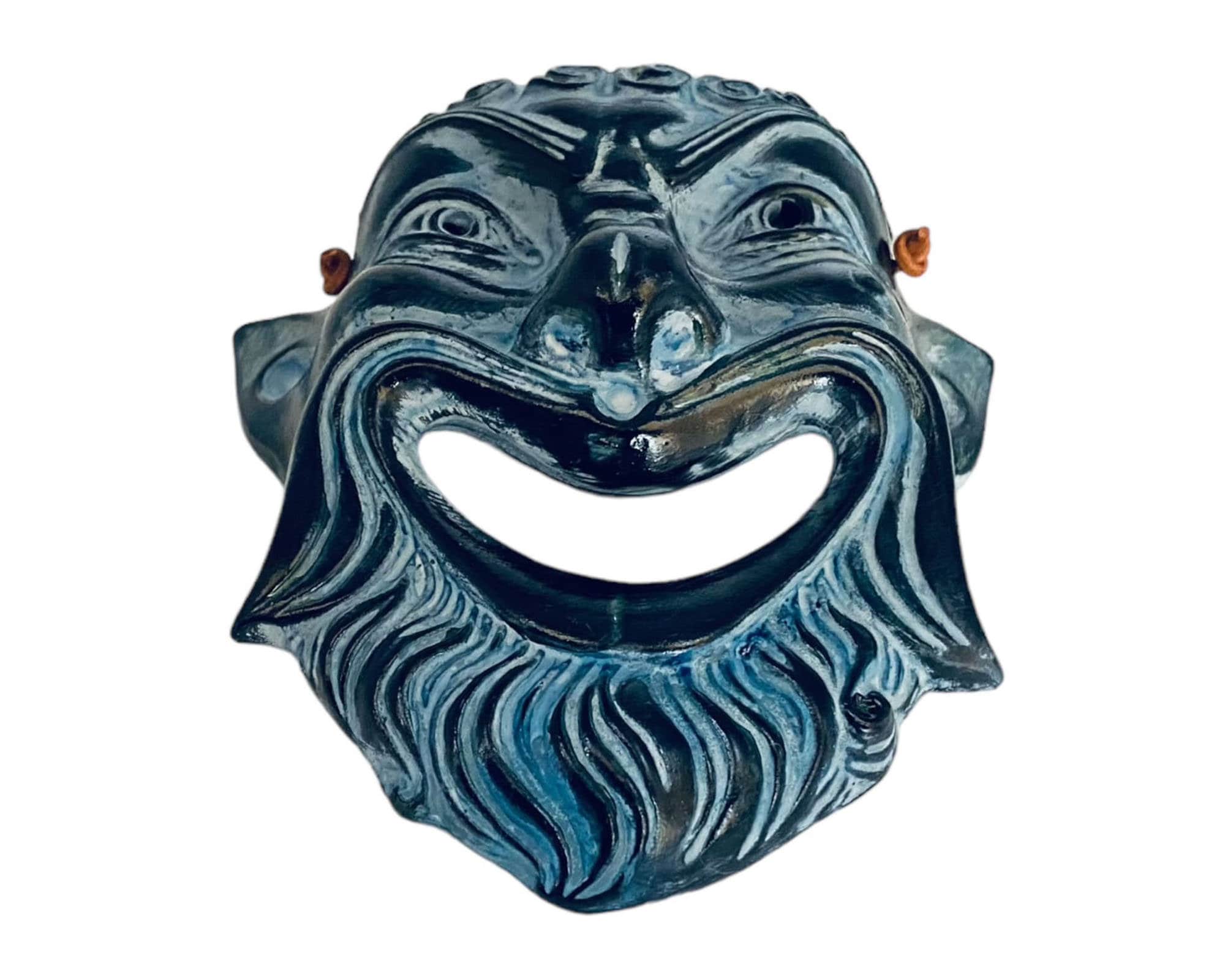 Ancient Greek Theater Satyr Pan Mask,relief Terracotta, Wall Decor ...