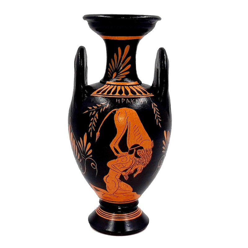 Hercules Greek Vase - Etsy