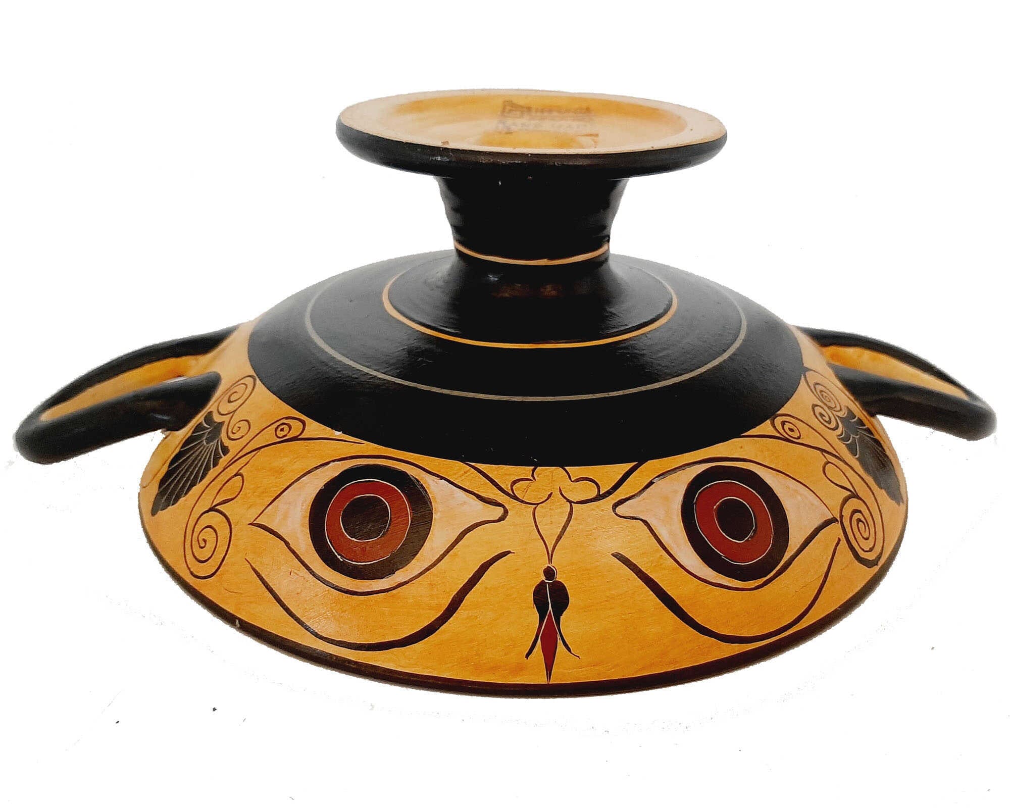 Black Figure Pottery Eye Kylix 20cmowl in the Middle - Etsy