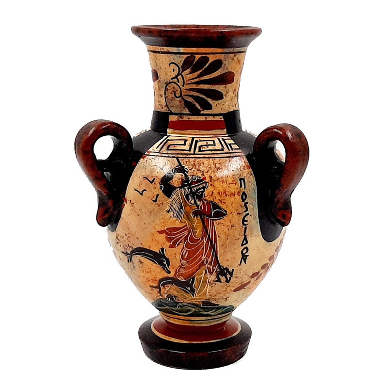 Poseidon Greek Vase - Etsy