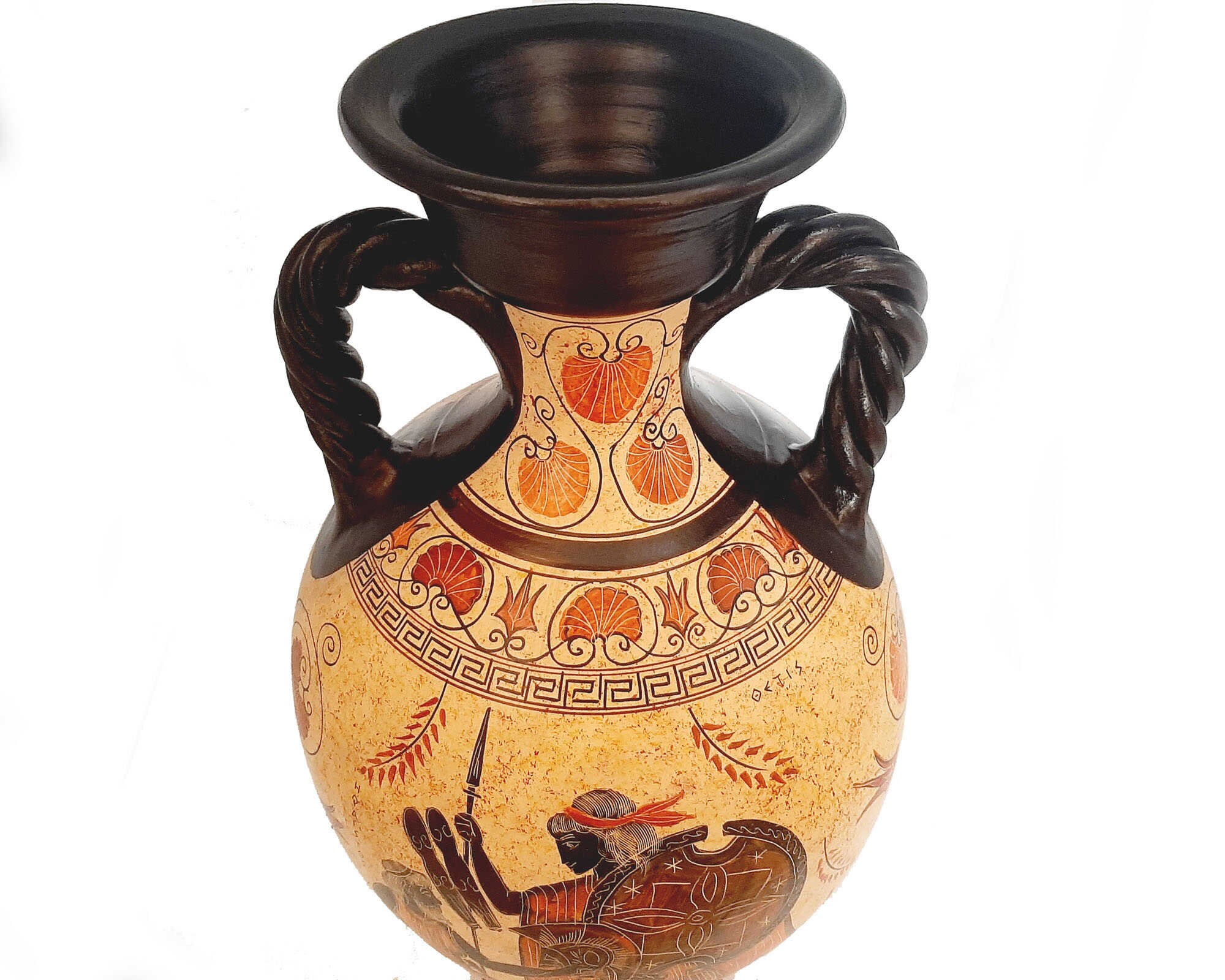 Goddess Aphrodite With Ares,hephaestus With Thetis,greek Pottery Vase ...