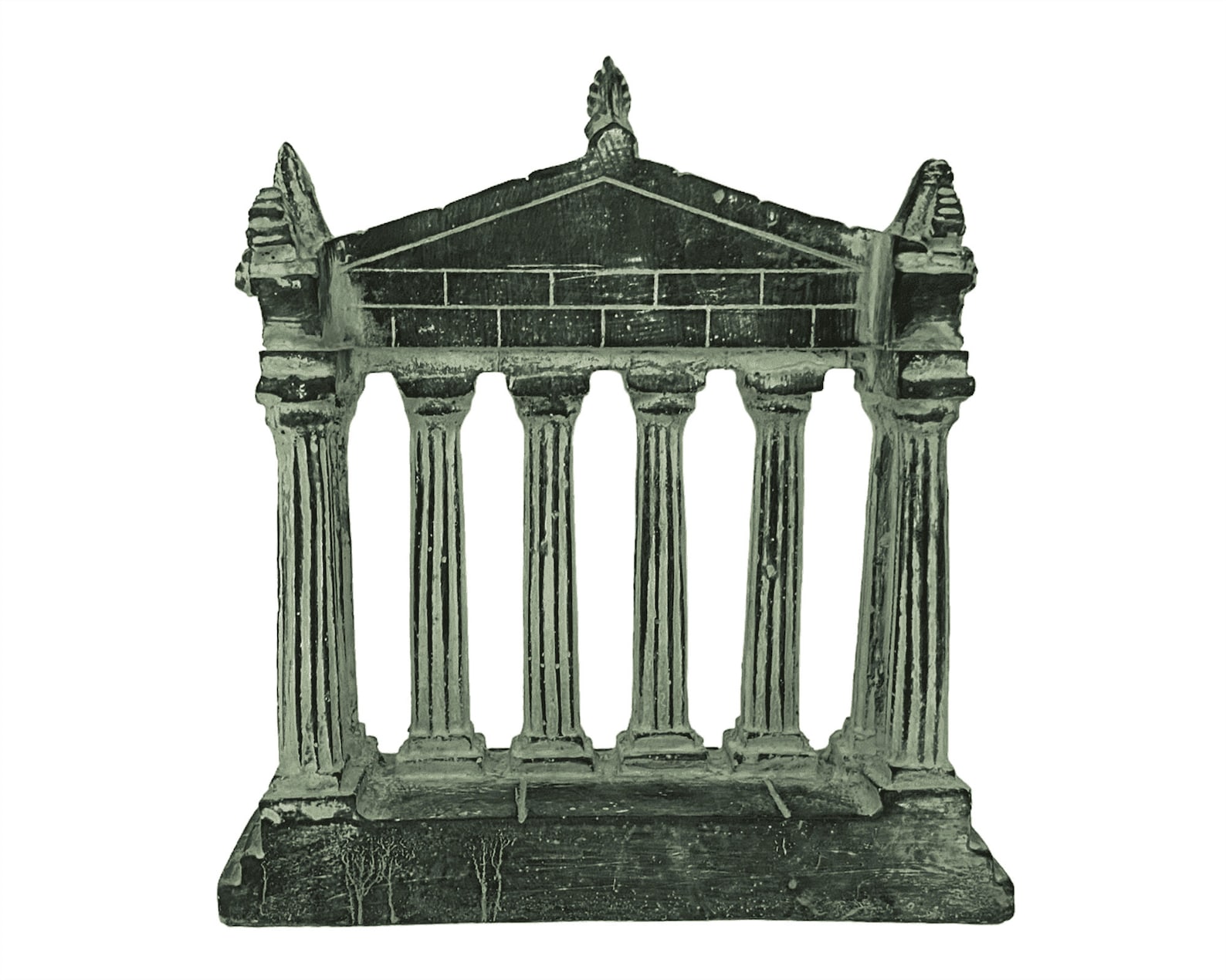 Parthenon Facade Statue ,8 Columns Doric Order,plaster Replica ...