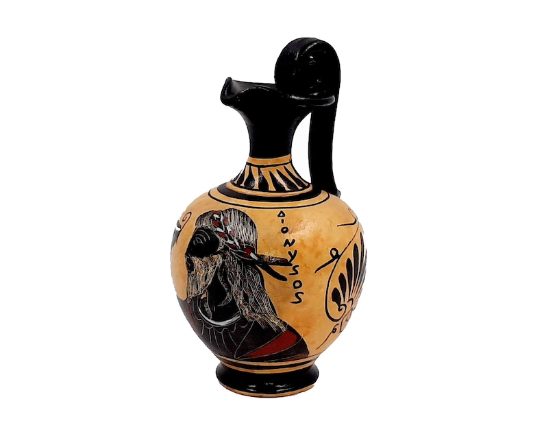 Set of 2 Black Figure Vases 13cmancient Greek Potteryshows | Etsy