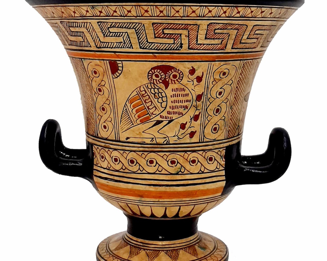 Geometric Krater 16cm,ancient Greek Pottery - Etsy UK