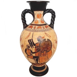 Goddess Aphrodite With Ares,hephaestus With Thetis,greek Pottery Vase ...
