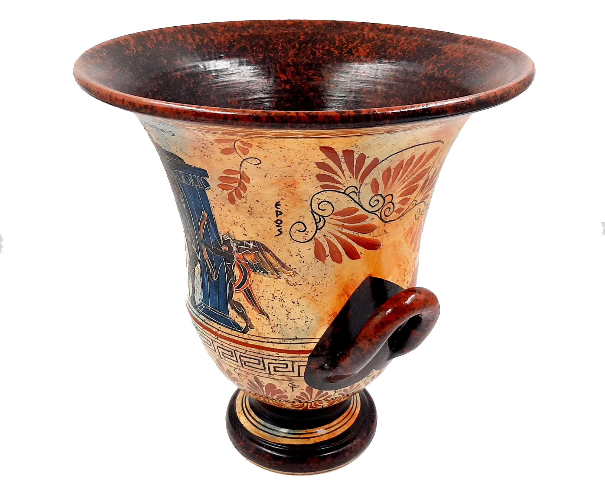 Krater 26cmAncient Greek Potteryshows Adonis with Godess | Etsy