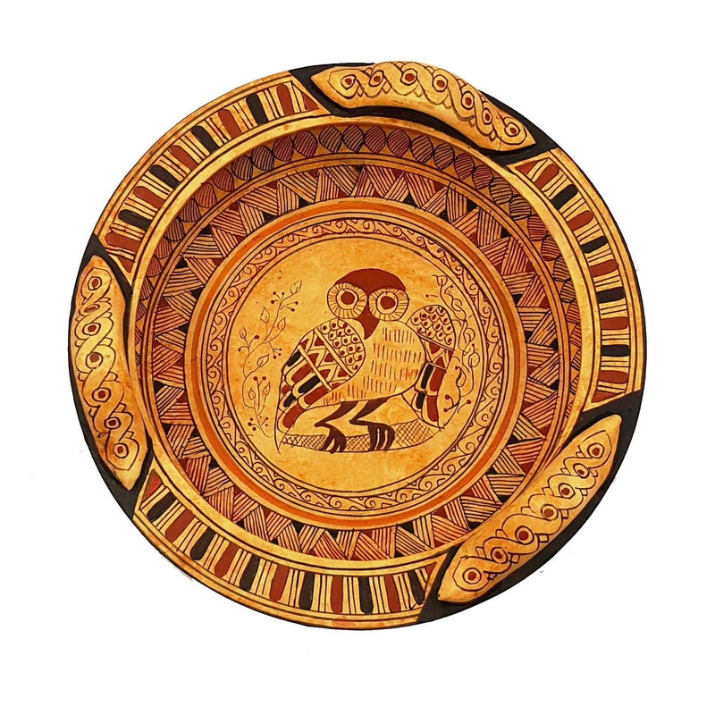 Greek Key Vase - Etsy