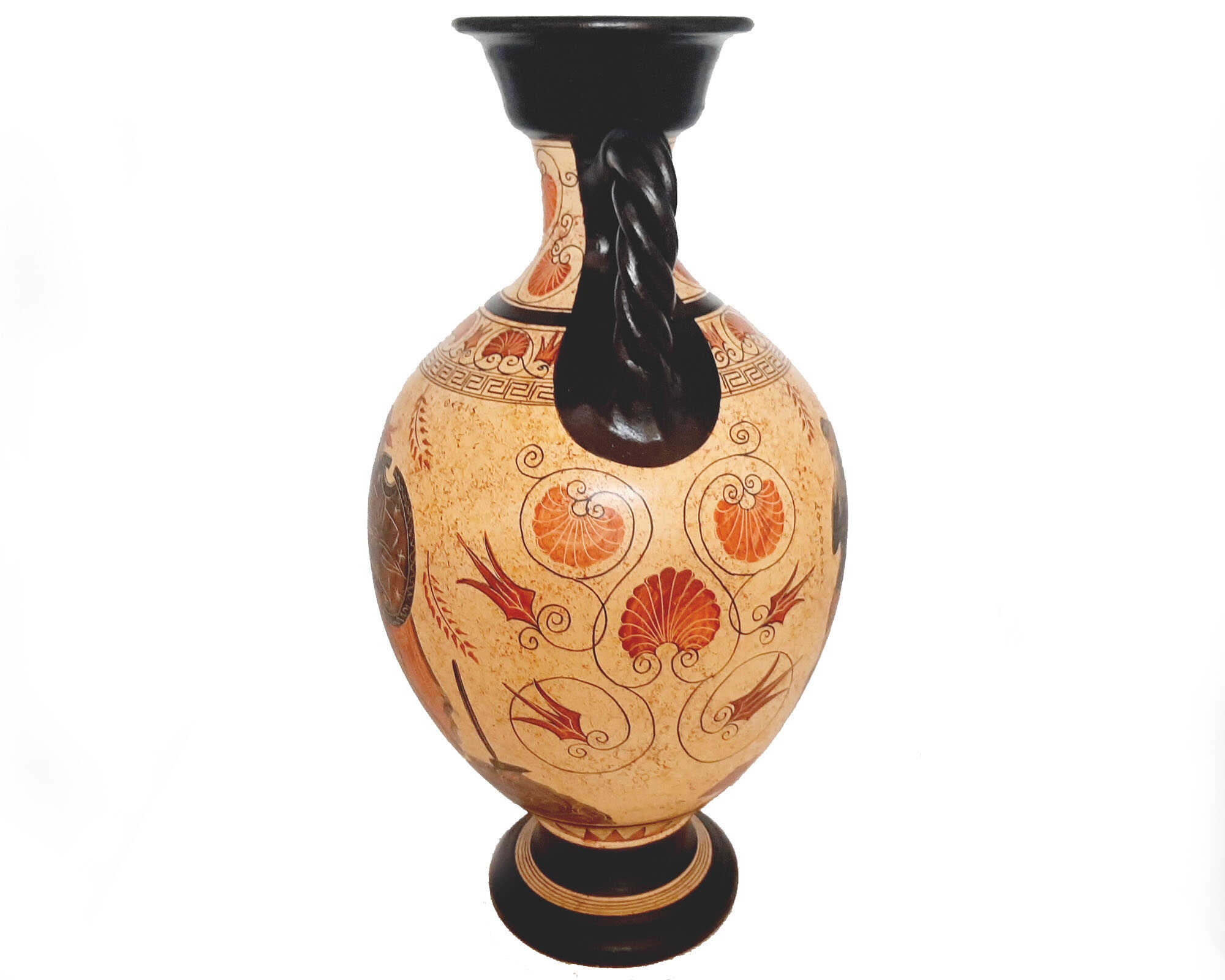 Goddess Aphrodite With Ares,hephaestus With Thetis,greek Pottery Vase ...