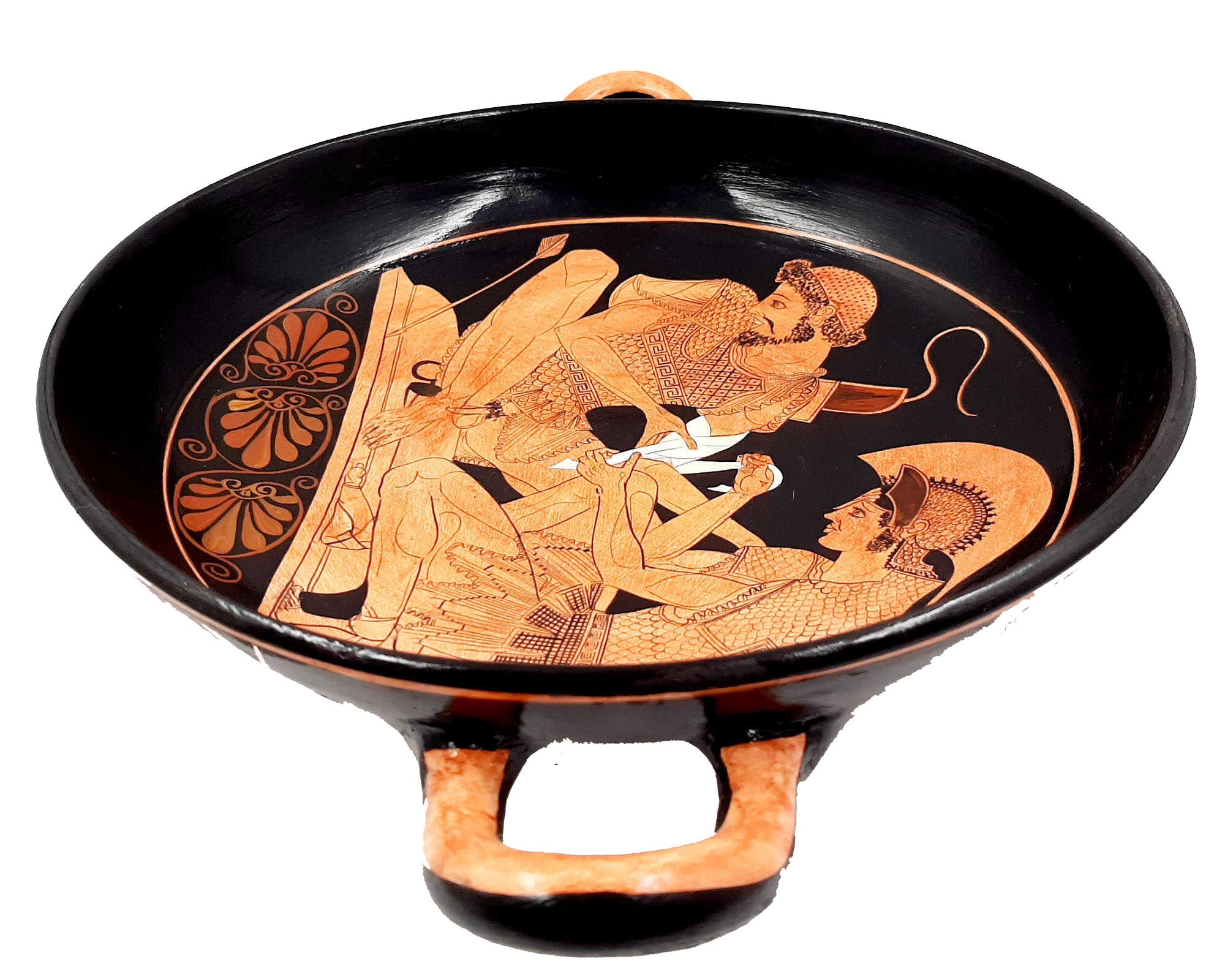 Attic Red-figure Kylix 32cm Diametershows Achilles Binds - Etsy