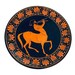 Centaur Playing Flute,ancient Greek Red Figure Plate 20cm - Etsy