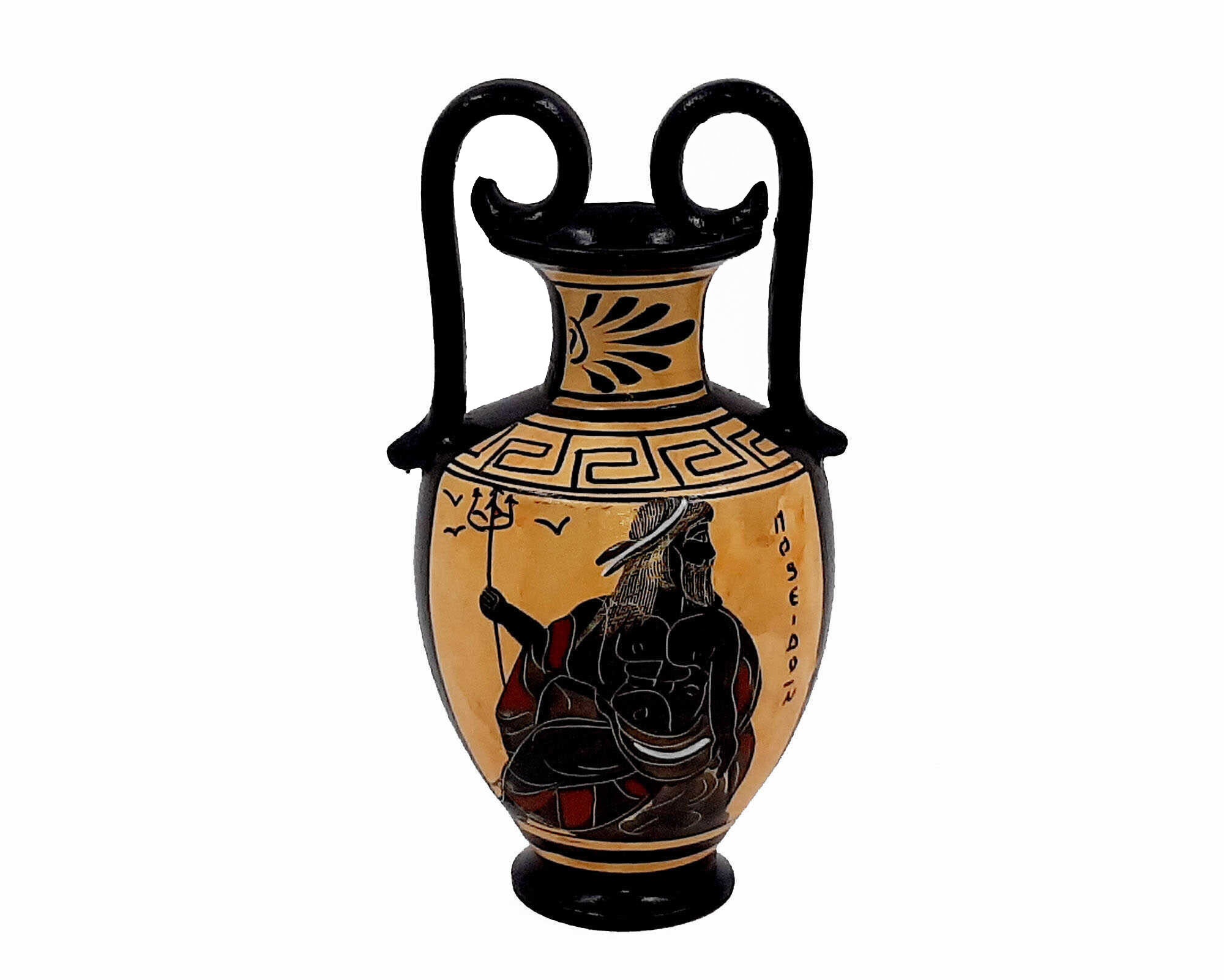 Set of 2 Black figure vases 13cmAncient Greek PotteryShows | Etsy