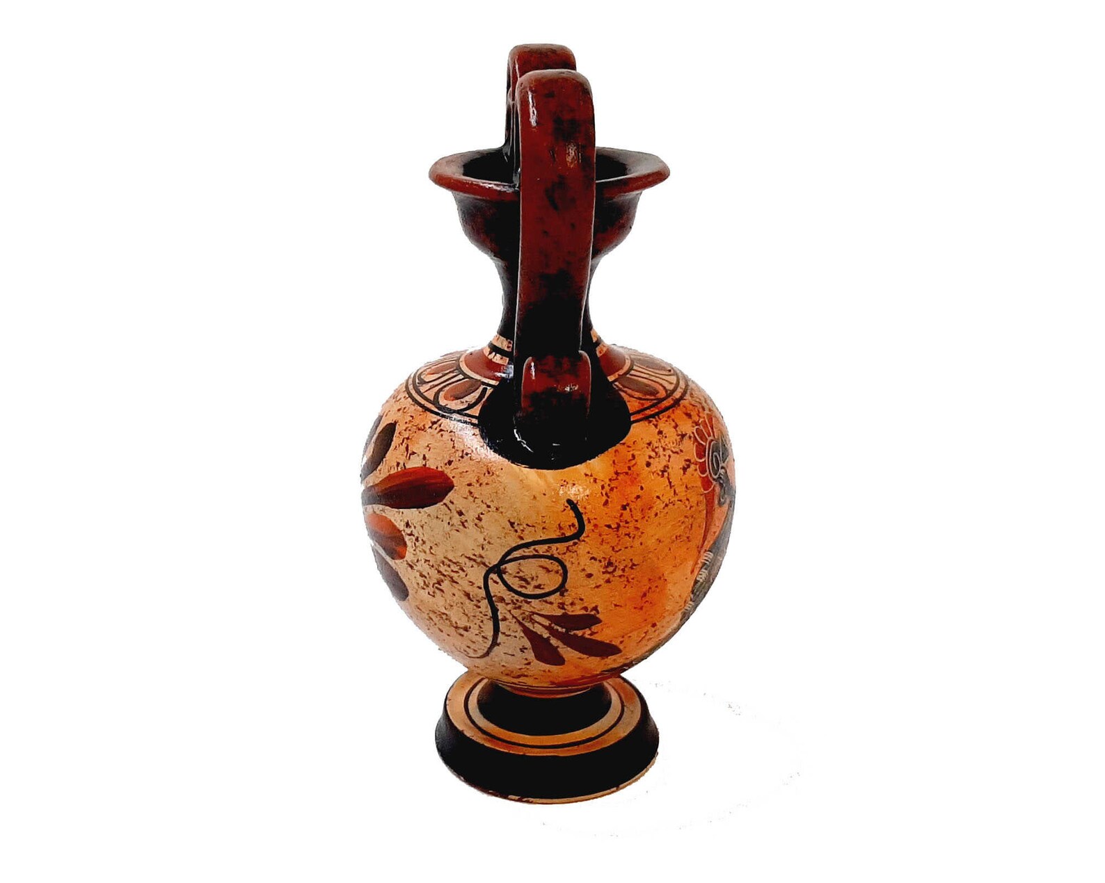 Handmade Greek Pottery Vases: Poseidon & Athena Amphora Set (13.5cm) - Etsy