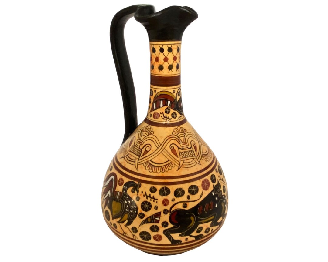 Greek Lagynos 26cm,corinthian Art,ancient Greek Pottery - Etsy
