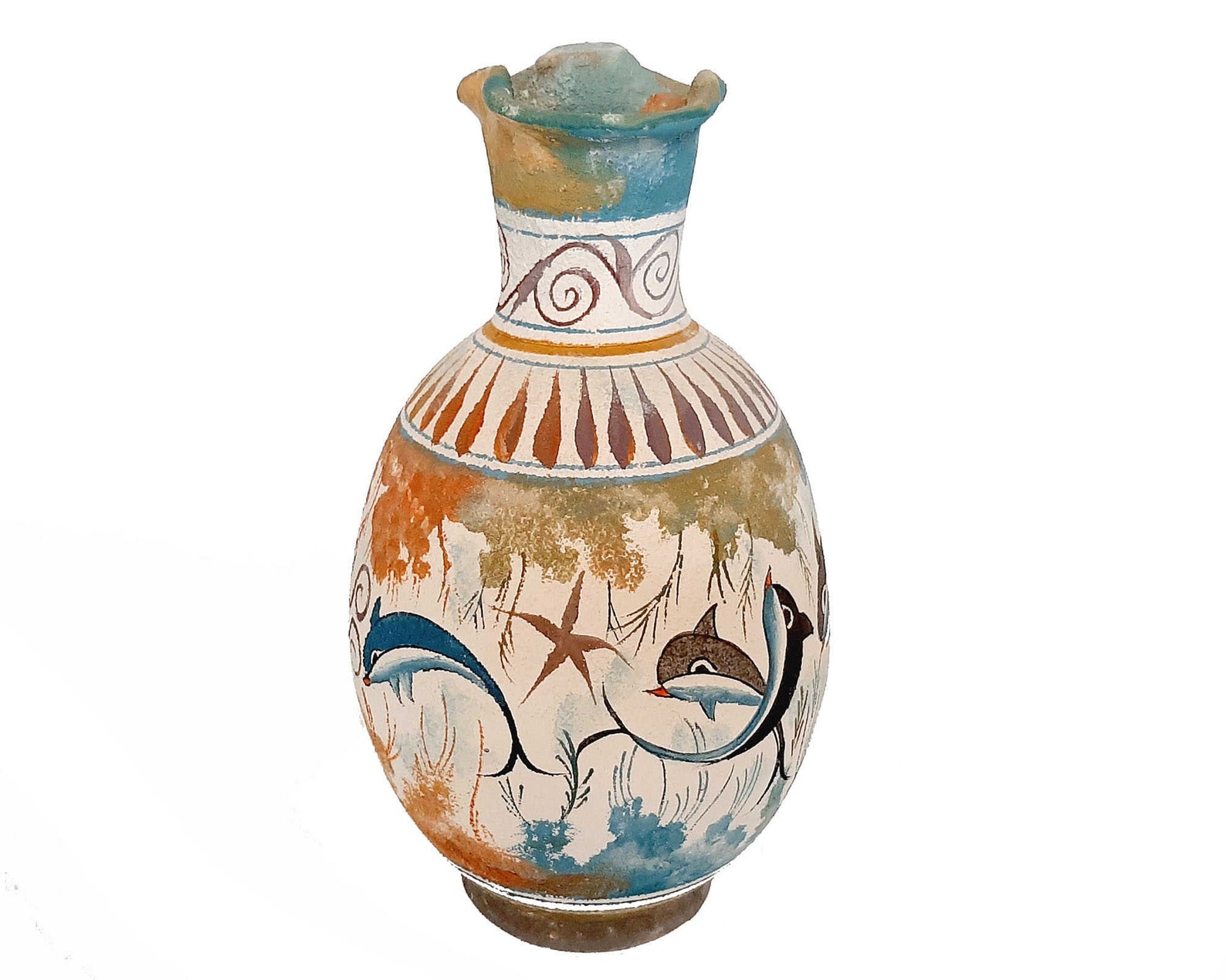 Vaso greco cretese vaso 22cm ceramica d'arte minoica - Etsy Italia