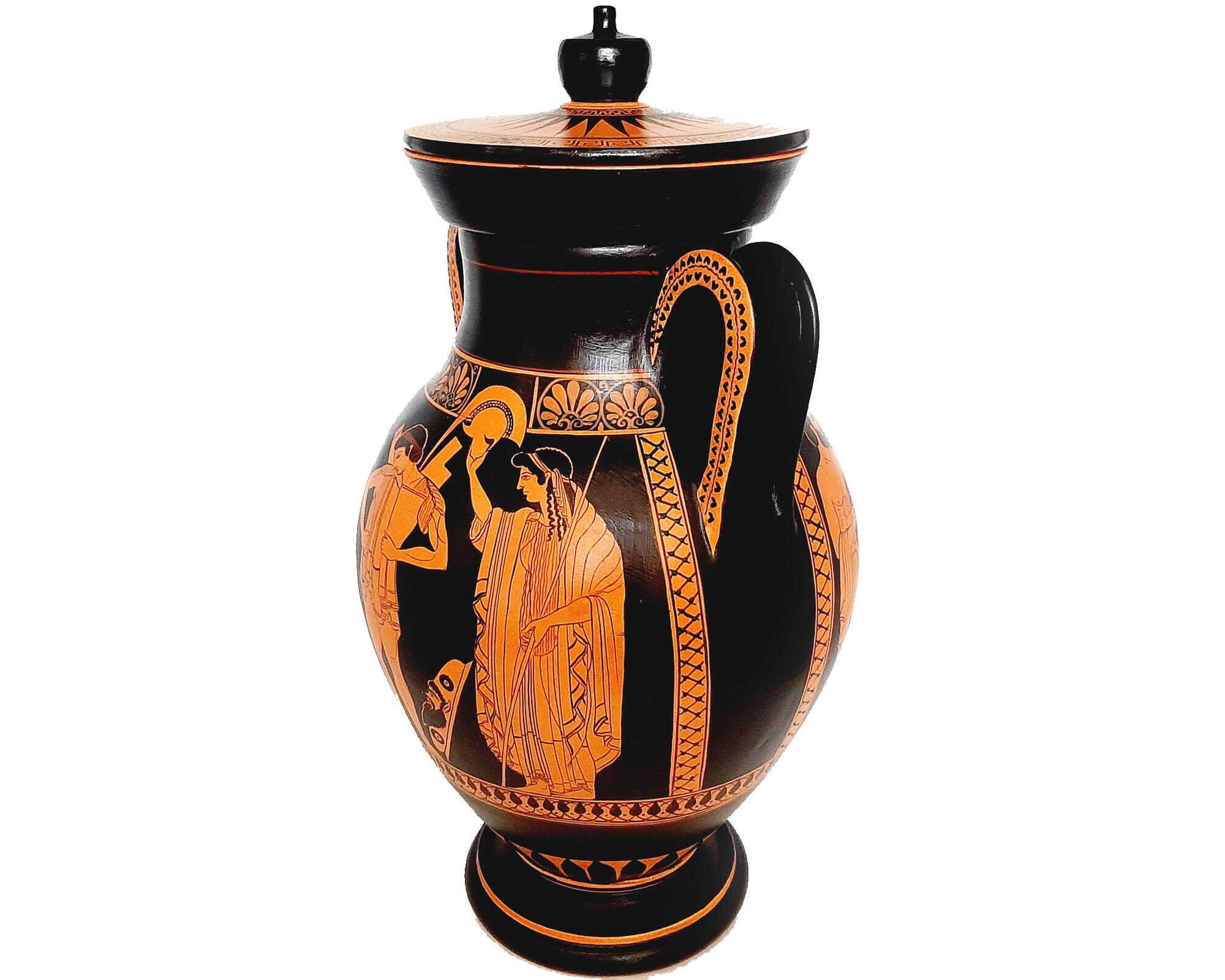 Red Figure Pottery Vase Replicas 45cmarming of Hectorpriam - Etsy