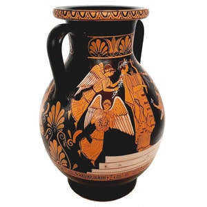 Red Figure Pottery, Replica Pelike 26cm,heracles Brought to Olympus by ...