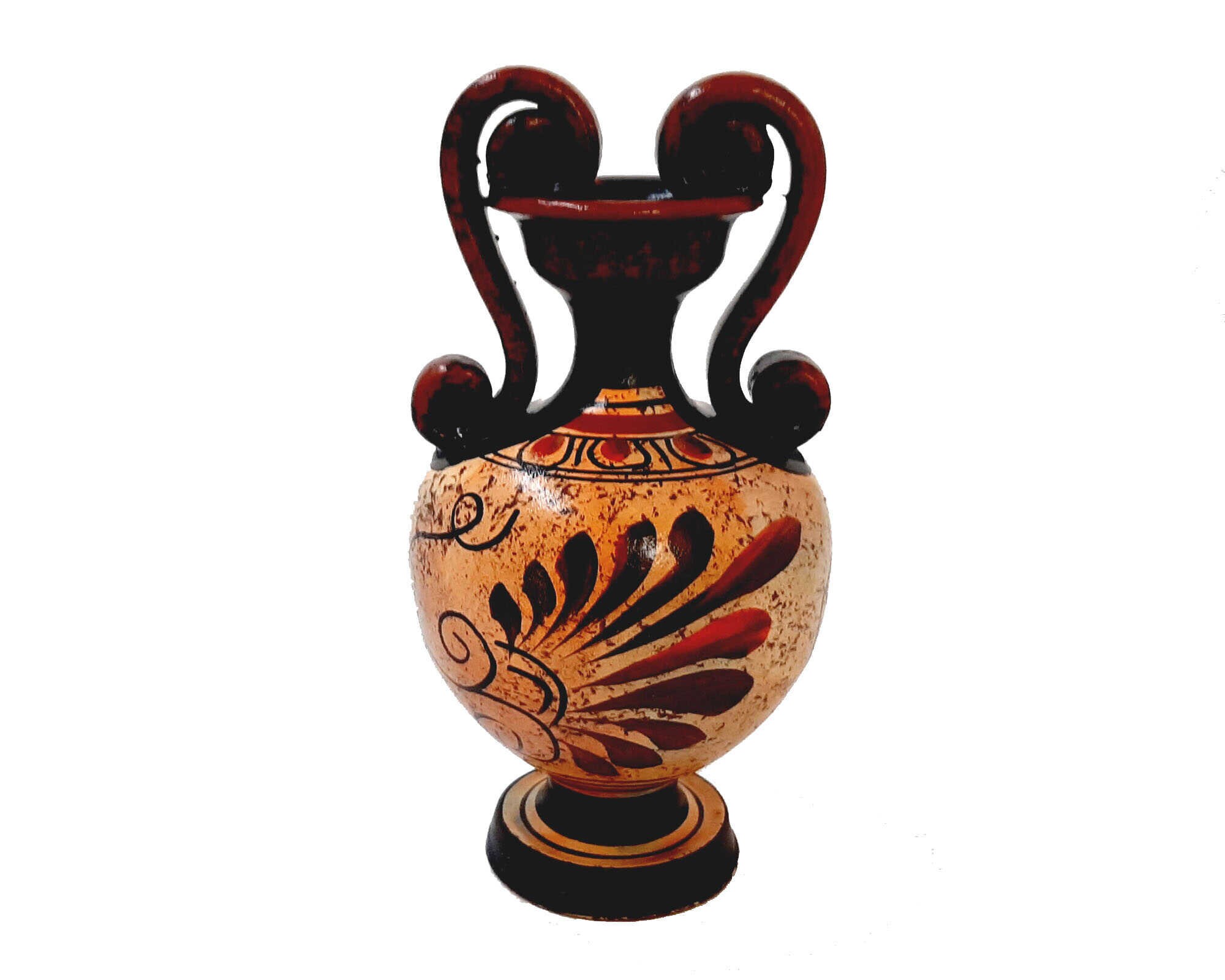Handmade Greek Pottery Vases: Poseidon & Athena Amphora Set (13.5cm) - Etsy