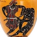 Greek Amphora Vase 22cm,theseus and the Minotaur,black Figure Pottery ...