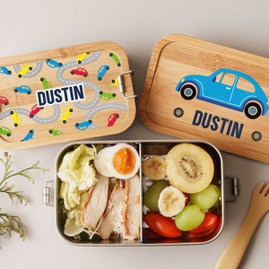 Custom Name Kids Lunch Box Personalized Snack Box Back to School Gift ...