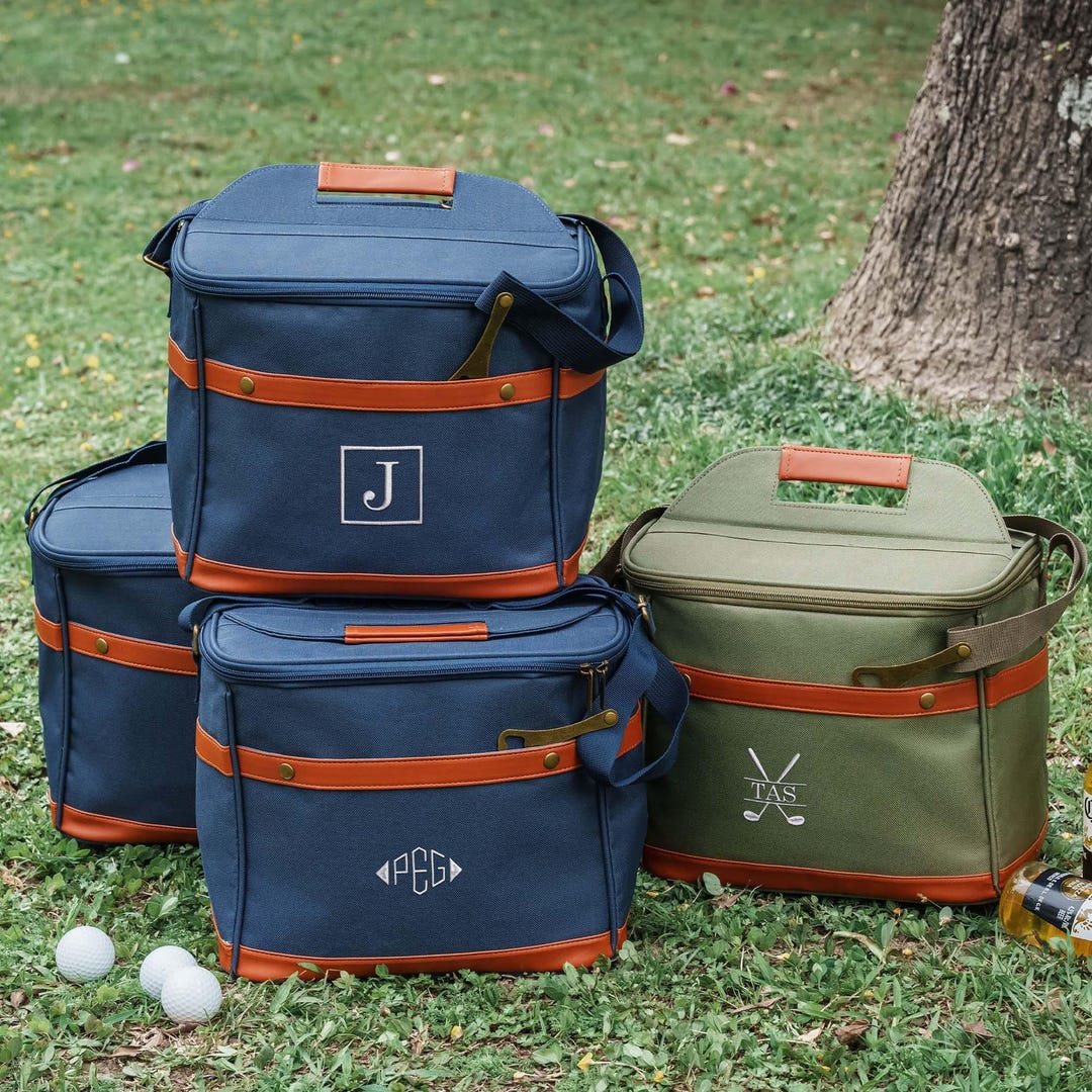 Golf Cooler for Men, Fathers Day Gift, Personalized Cooler Bag ...