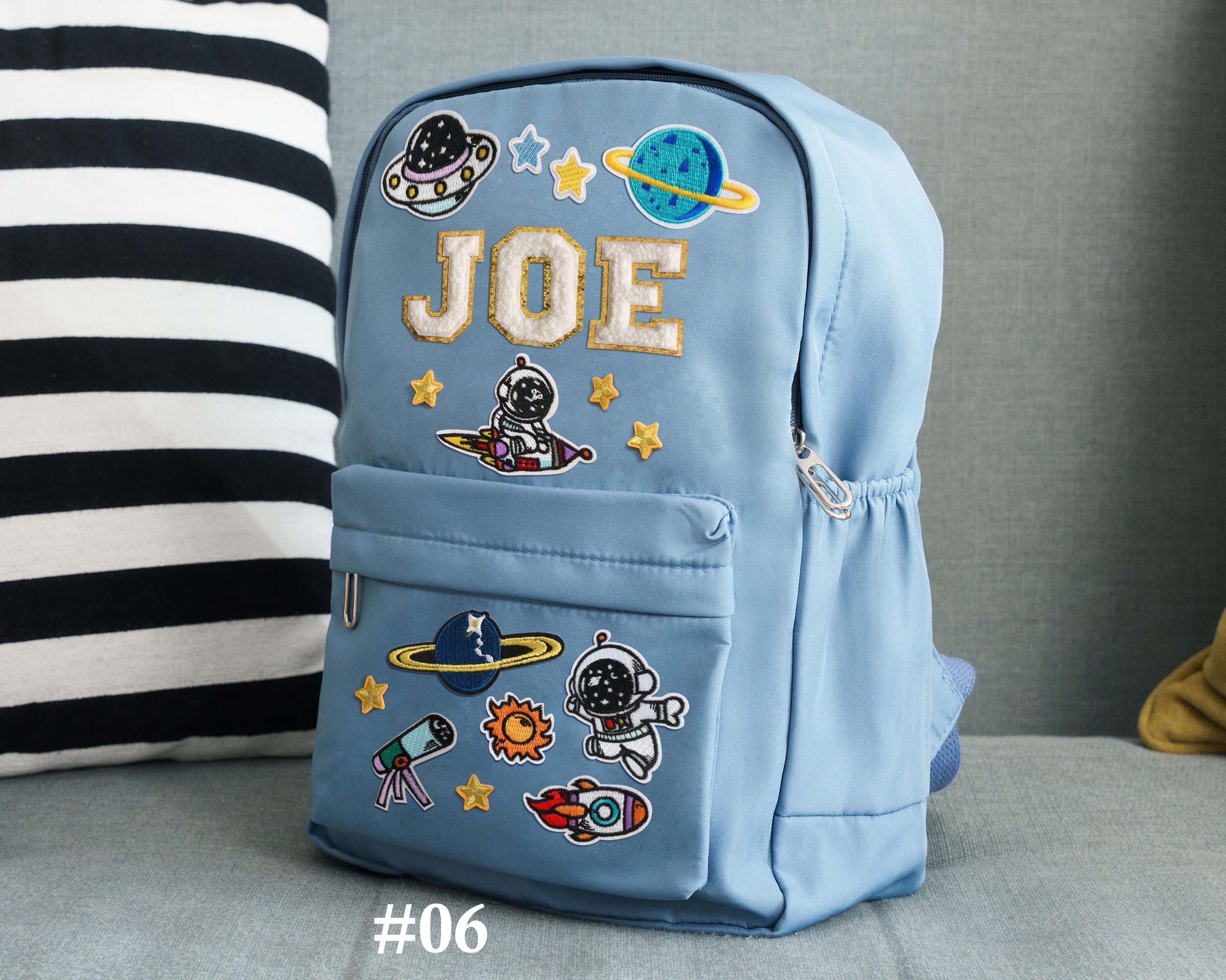 Custom Kids Backpack, Back to School, Patch Nylon Bag, Personalized ...