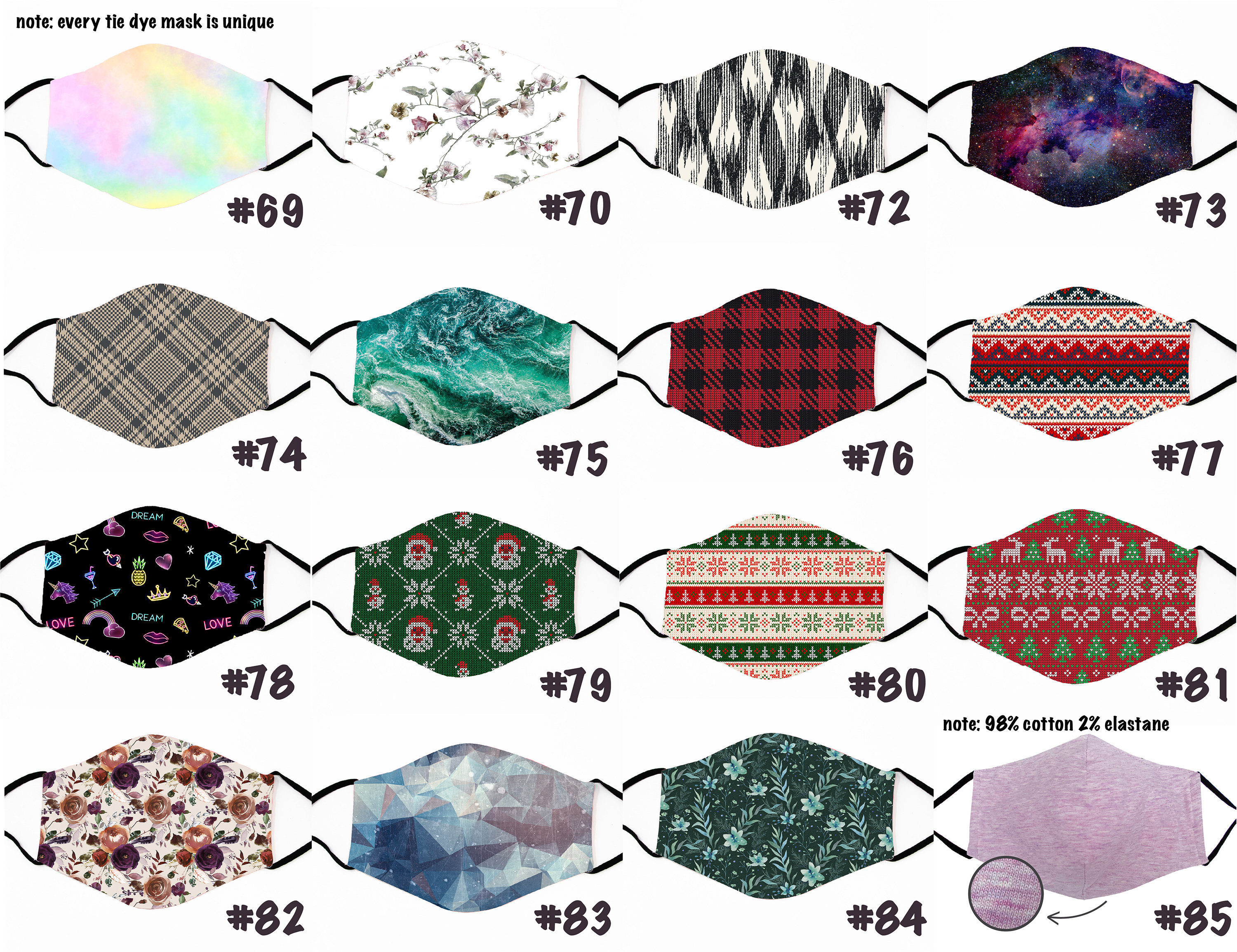 Cotton Face Mask Nose Wire Filter Pocket 4 Layers Face Mask | Etsy