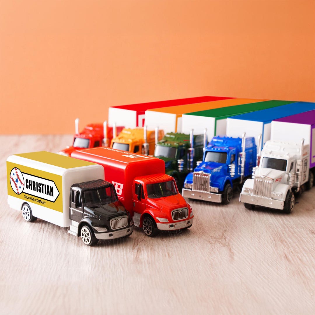 Large Toy Truck, Baby Christmas Gift, Gifts for Boys, Custom Toy Truck ...