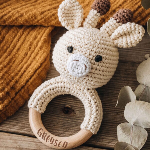 Baby Rattle - Etsy
