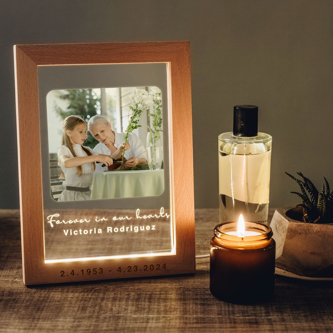 Memorial Photo Gifts Personalized Memorial Gifts Wooden Picture Frame ...